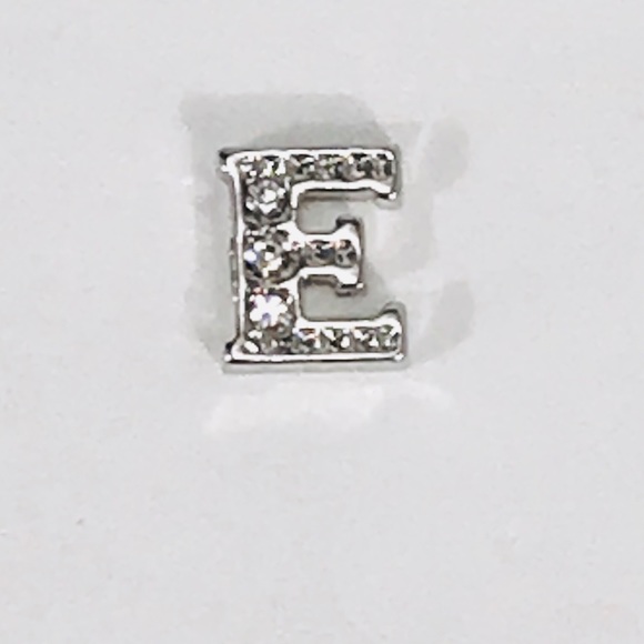 Origami Owl | Jewelry | Origami Owl Silver Letter E With Swarovski ...